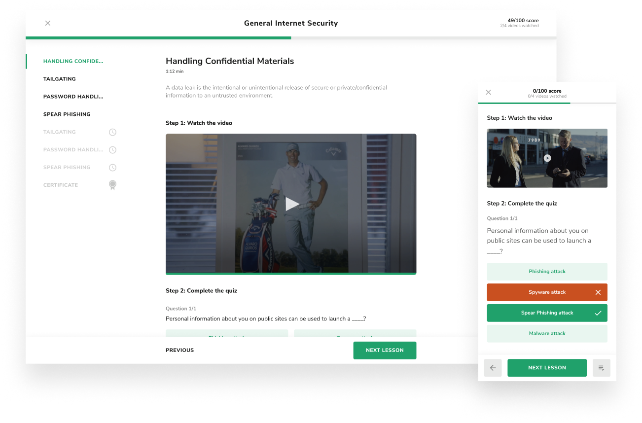 Security Awareness training – Free Trial – AwareGO