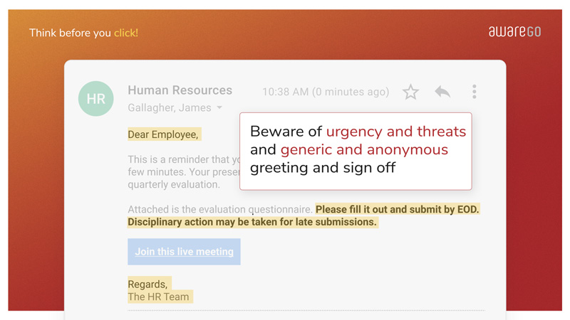 8 Tips On How To Recognize Phishing Emails - AwareGO 8 Tips On How To Recognize Phishing Emails - AwareGO